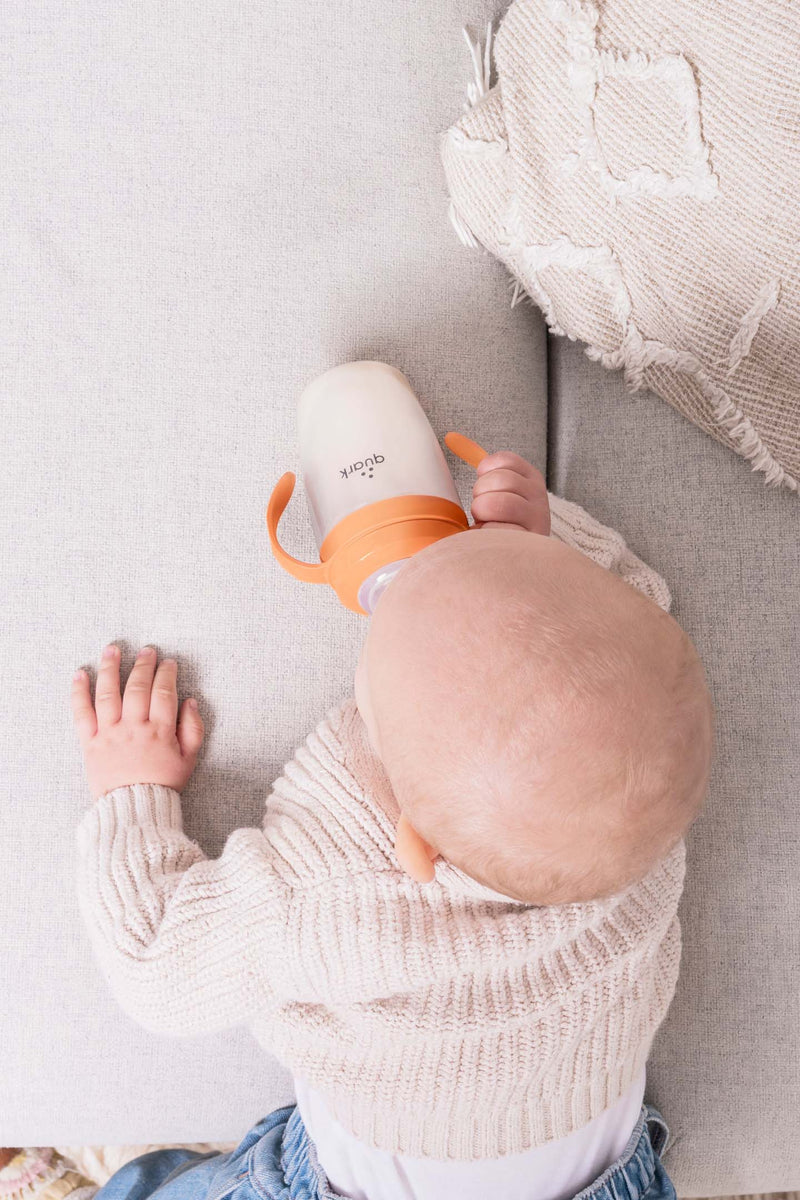 BuubiBottle SipKit Sippy Cup Conversion Kit | Orange | Quark Baby